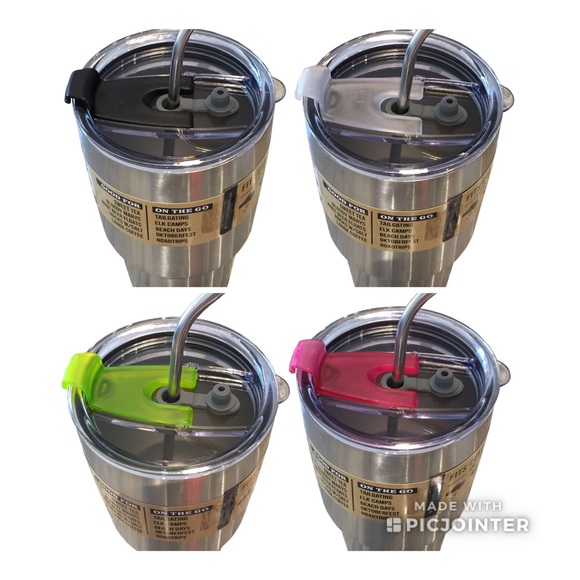 Yeti | Other | 4 Yeti Ramblers 4 Spill Proof Lids 4 Straws | Poshmark
